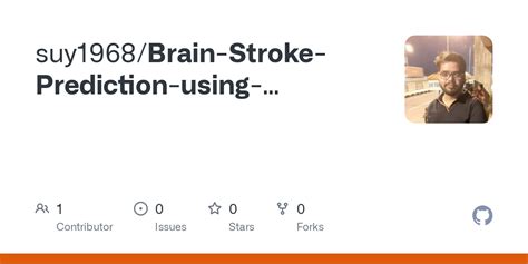 GitHub Suy Brain Stroke Prediction Using Machine Learning