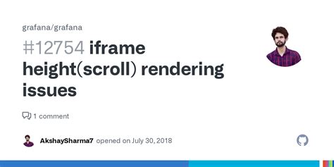 Iframe Heightscroll Rendering Issues · Issue 12754 · Grafanagrafana