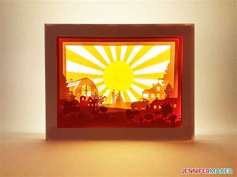 Paper Cut Light Box Tutorial To Make Your Own Jennifer Maker