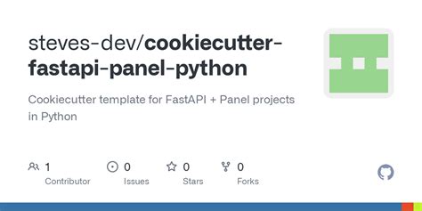 Fastapi Panel Cookiecutter Template Showcase Holoviz Discourse