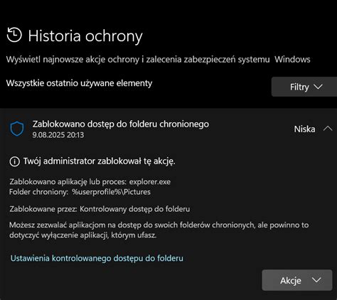 Windows Defender Blocked Access To Protected Folder From Explorerexe