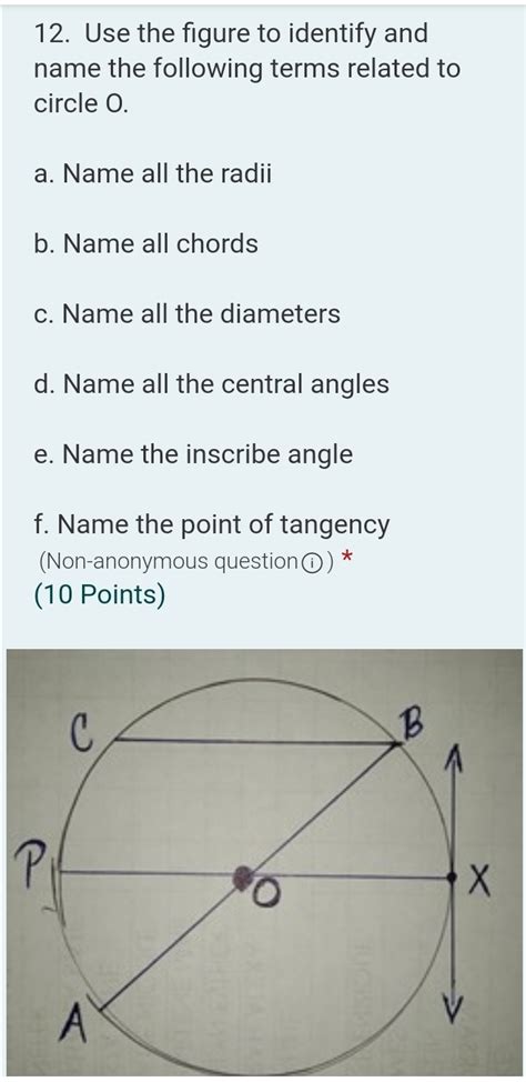 solved 12 use the figure to identify and name the following terms
