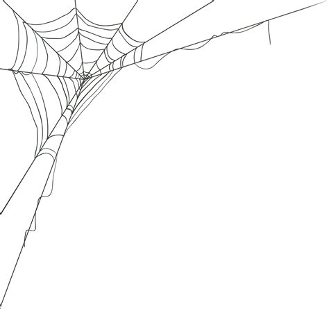 Spider Web Corner Png Clip Art Image In 2023 Spider Web Drawing Spider Art Spider Web