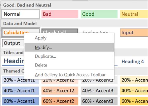 Cell Styles In MS Excel In Hindi Cell Styles Apply Format And Modify