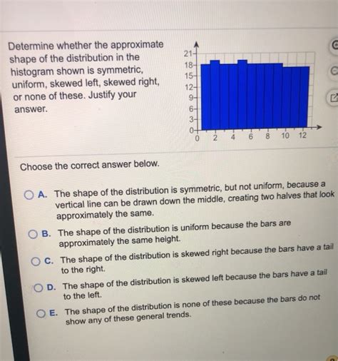 Solved G E Determine Whether The Approximate Shape Of The
