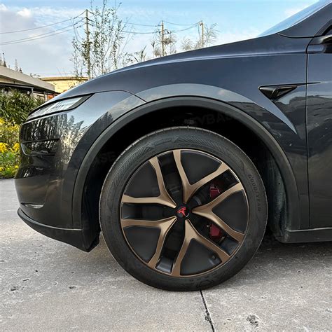 Model Y Juniper Wheel Covers 19 Inch Crossflow Wheels Hubcaps Inspired