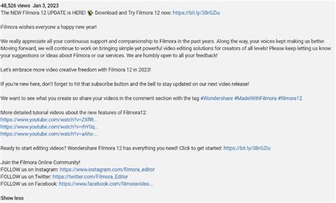 Improve Your Youtube Description Using Amazing Templates