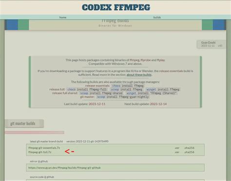 ffmpeg 설치하고 환경변수까지 는 법