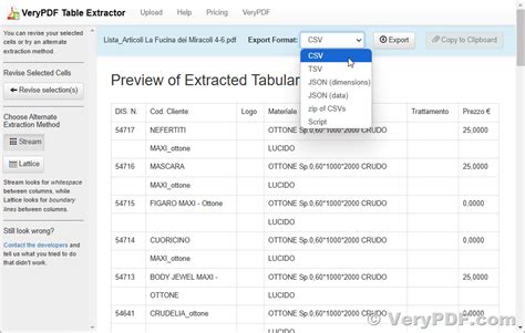 Verypdf Table Extractor Online Ai Powered Pdf Table Recognition