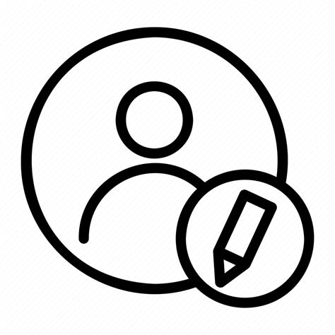 Edit Ui Account User Avatar Icon Download On Iconfinder