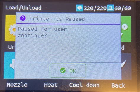 Filament Load Notification Spam Bug Issue Bigtreetech BTT TFT E V GitHub