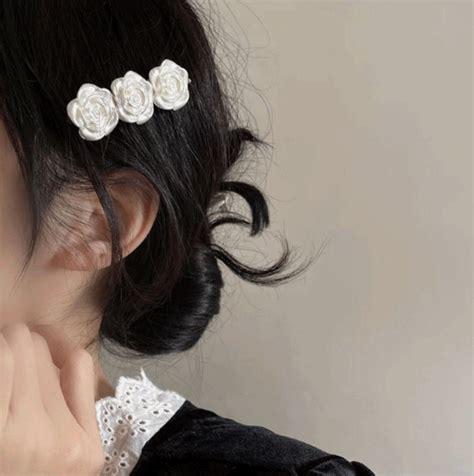 [오늘출발] 진주 옆머리핀 긴머리 명품 자개 비녀 여자아이 올림머리 집게핀 에이블리