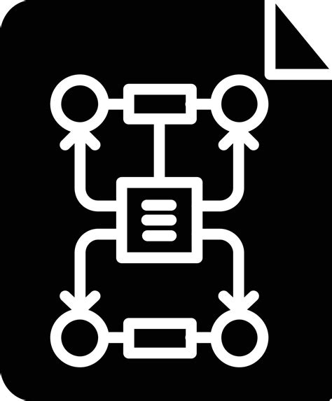 Algorithm Glyph Icon 11260698 Vector Art At Vecteezy