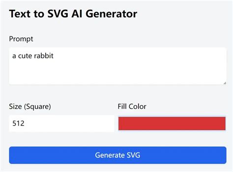 free ai svg generator turn text into vector graphics
