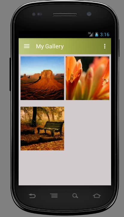 Android Make Gallery Like Images Stack Overflow