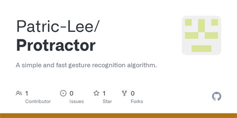 GitHub Patric Lee Protractor A Simple And Fast Gesture Recognition Algorithm