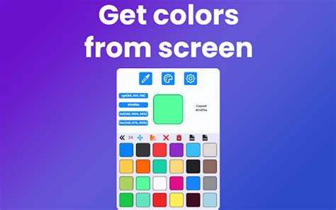 Color Picker Eyedropper ColorPal pour Google Chrome Extension Télécharger