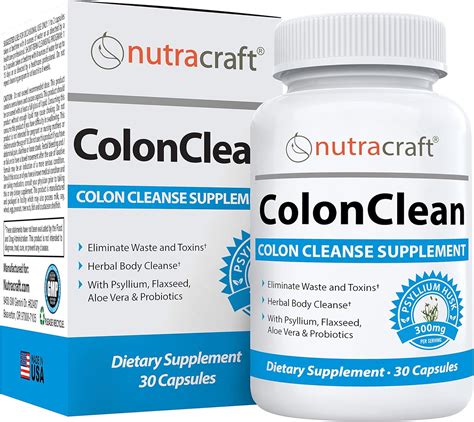Colonclean 1 Herbal Colon Detox And Laxative Supplement For Weight And Constipation