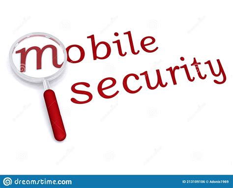 Mobile Security Secure Access To A Device Vector Illustration