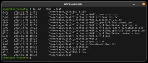 Using Du Command In Ubuntu To Get Directory Size