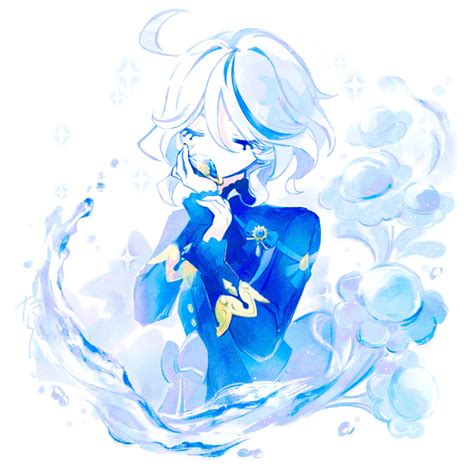 Safebooru 1girl Blue Bow Blue Flower Blue Hair Blue Jacket Bow Closed