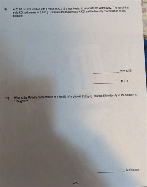 Solved Data Tables Name Part A Solubility And Miscibility