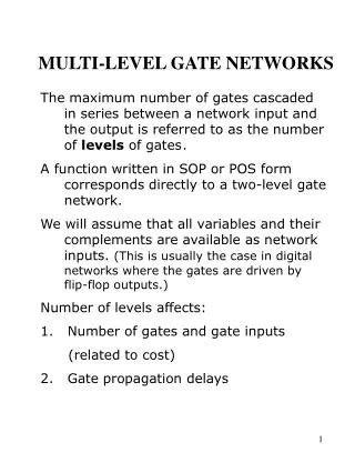 PPT GATE LEVEL MODELING PowerPoint Presentation Free Download ID 4551414