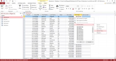 Access Saving A Filter As A Query SkillForge