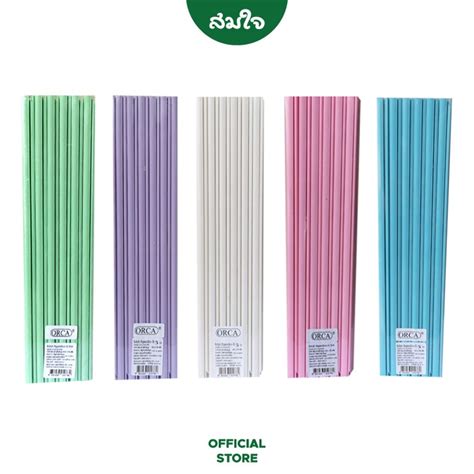 Orca ออร์ก้า สันรูด ขนาด 3 มิล คละสีพาสเทล Imac 12ชิ้น แพ็ค Shopee Thailand