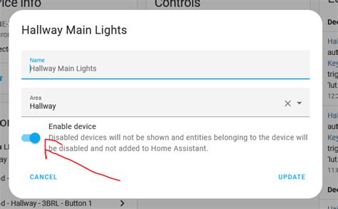 Few Of The Lutron Caséta Switches Show The Device Is Disabled By Config Entry · Issue 84712