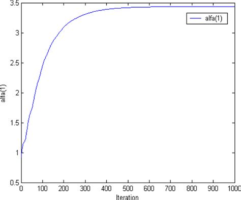 Convergence Behaviour In Neural Network Model A First Lagrange