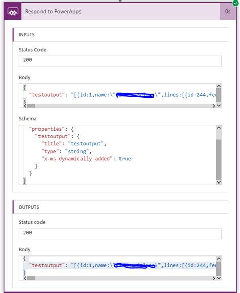 Powerapps Power App Response From Flow Is Not Treated As Json