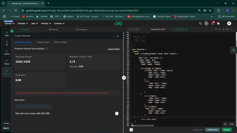 Sanya On Linkedin Geekstreak2024 Codingjourney Problemsolving