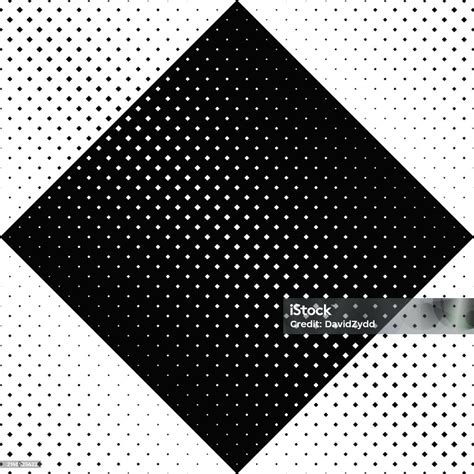 Black And White Abstract Square Pattern Background Design Stock Illustration Download Image