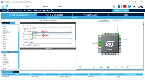 راه اندازی تایمر میکروکنترلرهای Stm32 دیجی اسپارک