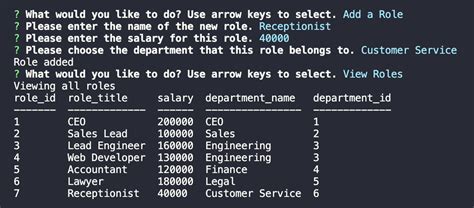 GitHub StephCambria Employee Tracker With SQL
