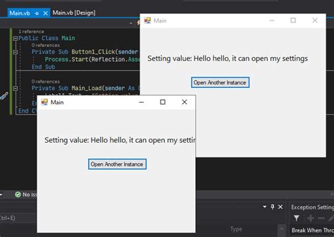 vb.net - Using process.start to create application instance does not ...