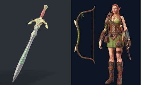 model 3d game character game assets props for unity ue4 ue5 with