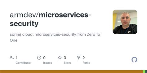 GitHub Armdev Microservices Security Spring Cloud Microservices Security From Zero To One