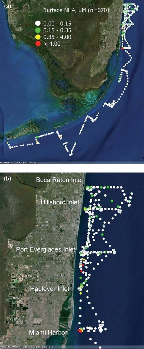 The Underway Measurement Of Ammonium In The Surface Seawater From Key Download Scientific