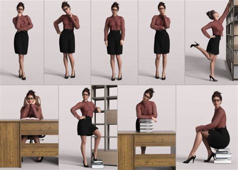 Z Professions Librarian Pose Mega Set For Genesis And Female D