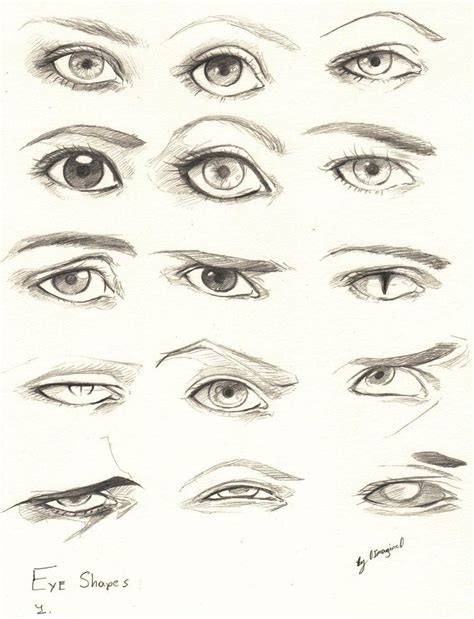 Different Types Of Eyes Drawing Minimalist Line Art Ideas