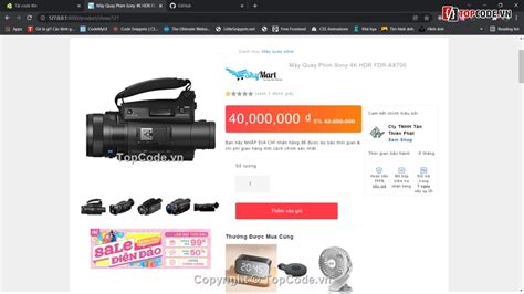 Code Đồ án website bán hàng giao diện Tiki Code PHP Báo Cáo