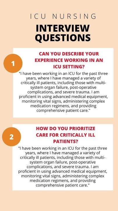 ICU Interview Questions and Answers Tips - Critical Care # ...