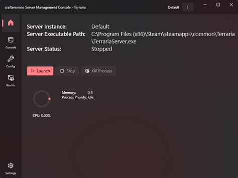 GitHub Craftersmine ServerManagementTool Terraria Tool For Managing Terraria Server With UI