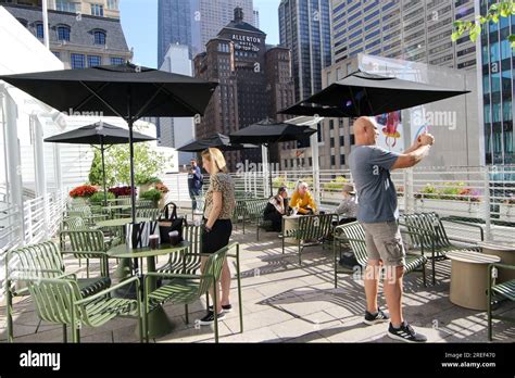 The Fifth Floor Roof Terrace Has Good Views Of Michigan Avenue At The