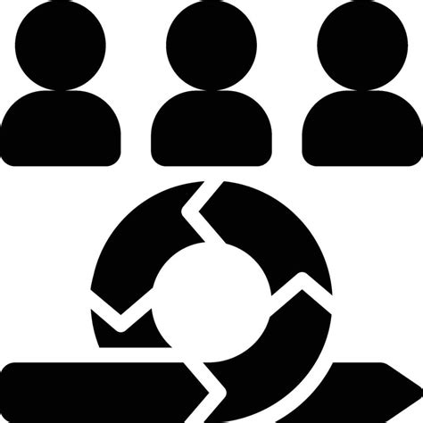 Agile Team Agile Group Glyph Solid Icon 57414445 Vector Art At Vecteezy