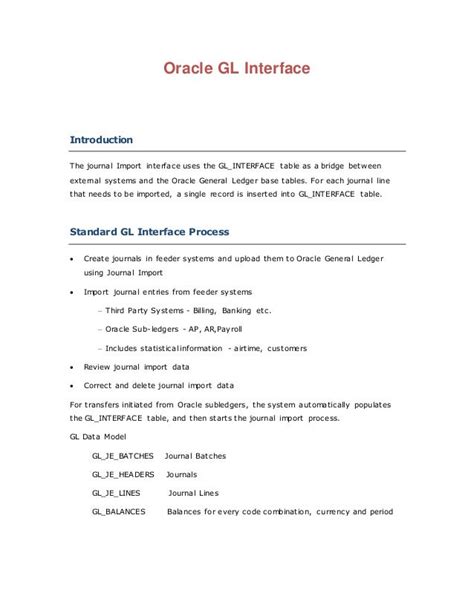 oracle gl interface