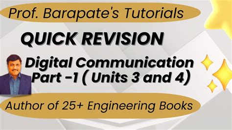 Quick Revision Part 1 Units 3 And 4 Youtube