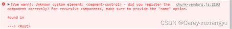 解决vue出现unknown Custom Element ＜ Xxx ＞ Did You Register The Component